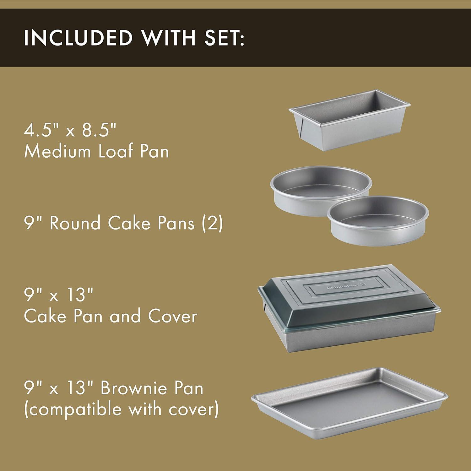 Calphalon 10-Piece Nonstick Bakeware Set Includes Baking Sheet Cookie ...