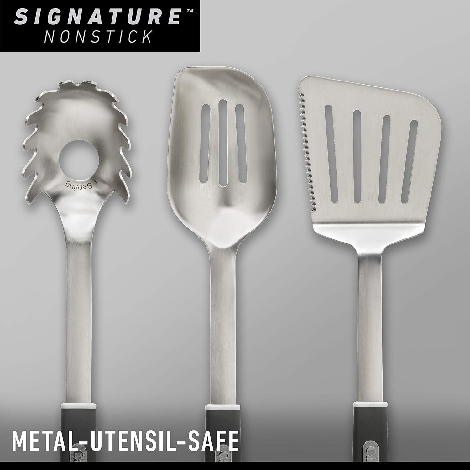 Calphalon 10-Piece Nonstick Kitchen Cookware Set Stay-Cool Stainless ...