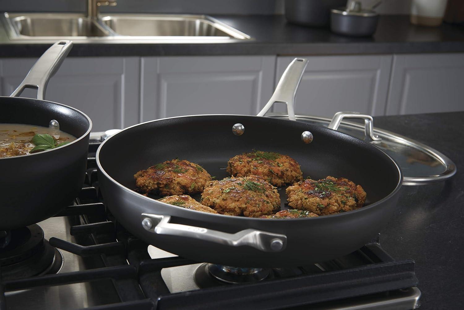 Calphalon 11-Piece Pots and Pans Set, Nonstick Kitchen Cookware with ...