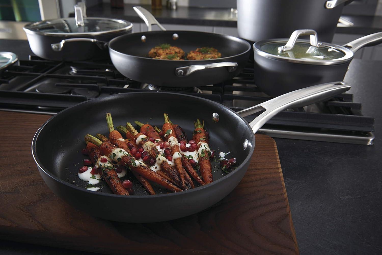 Calphalon 11-Piece Pots and Pans Set, Nonstick Kitchen Cookware with ...