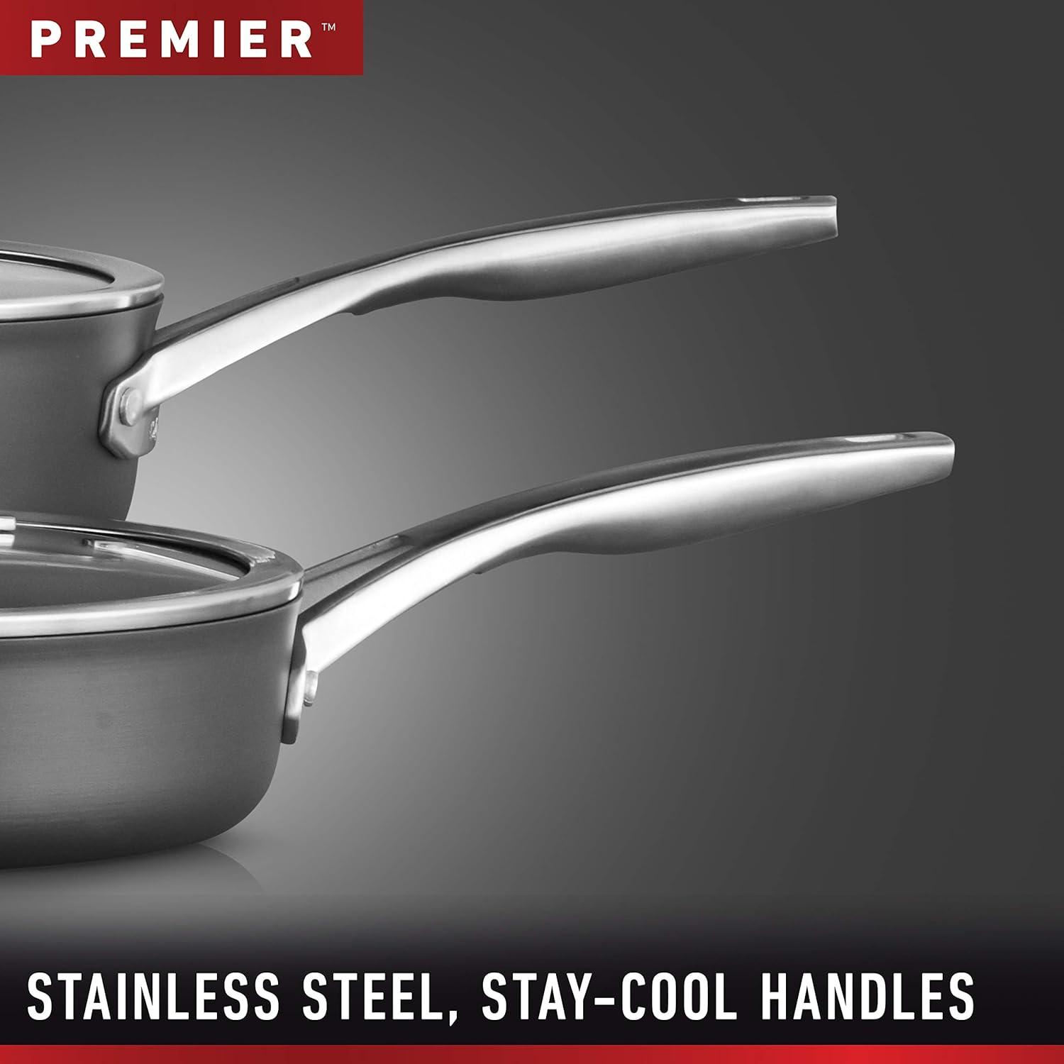 Calphalon 11-Piece Pots and Pans Set, Nonstick Kitchen Cookware with ...