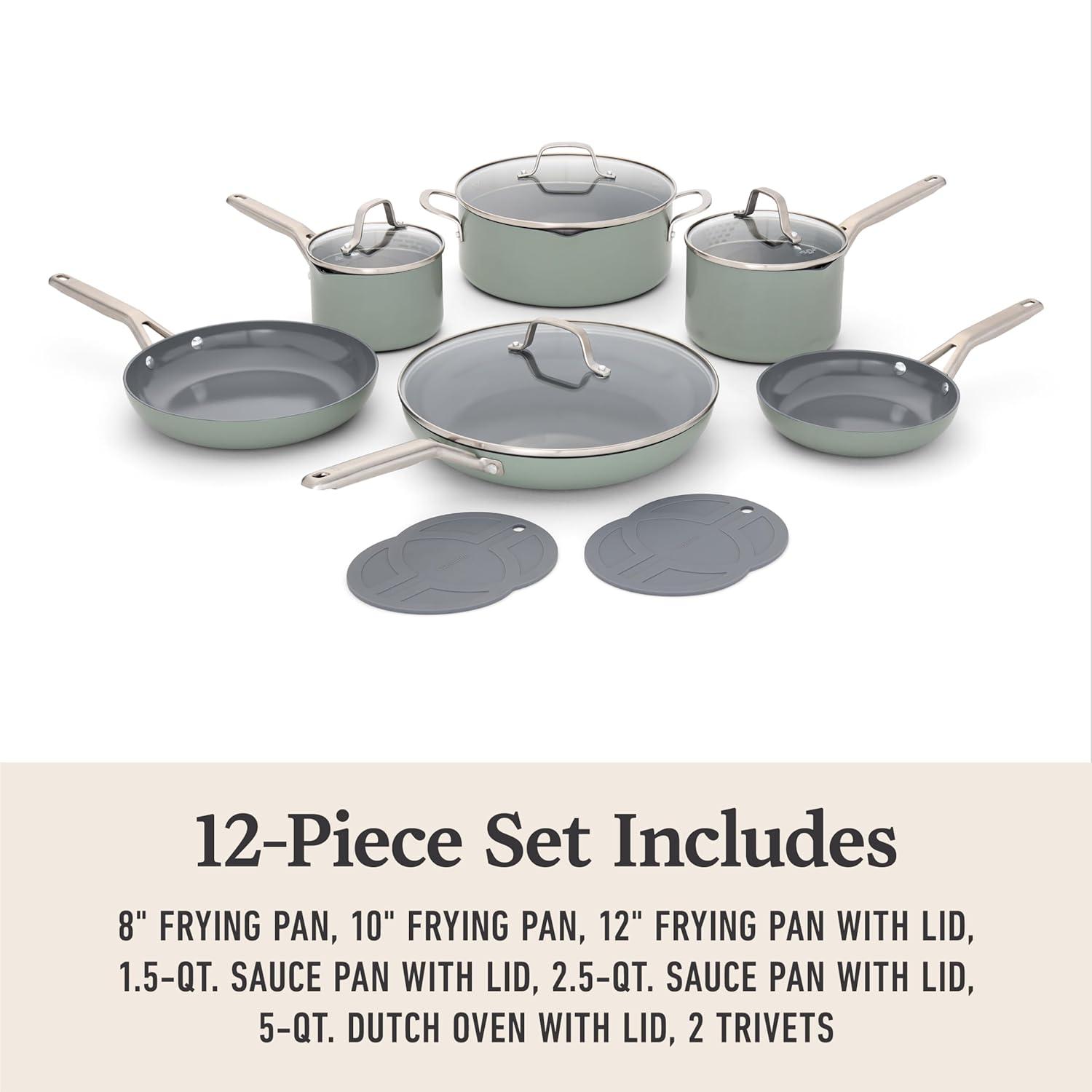 Calphalon® Ceramic Nonstick 12-pc. Cookware Set(12-Piece Set ...