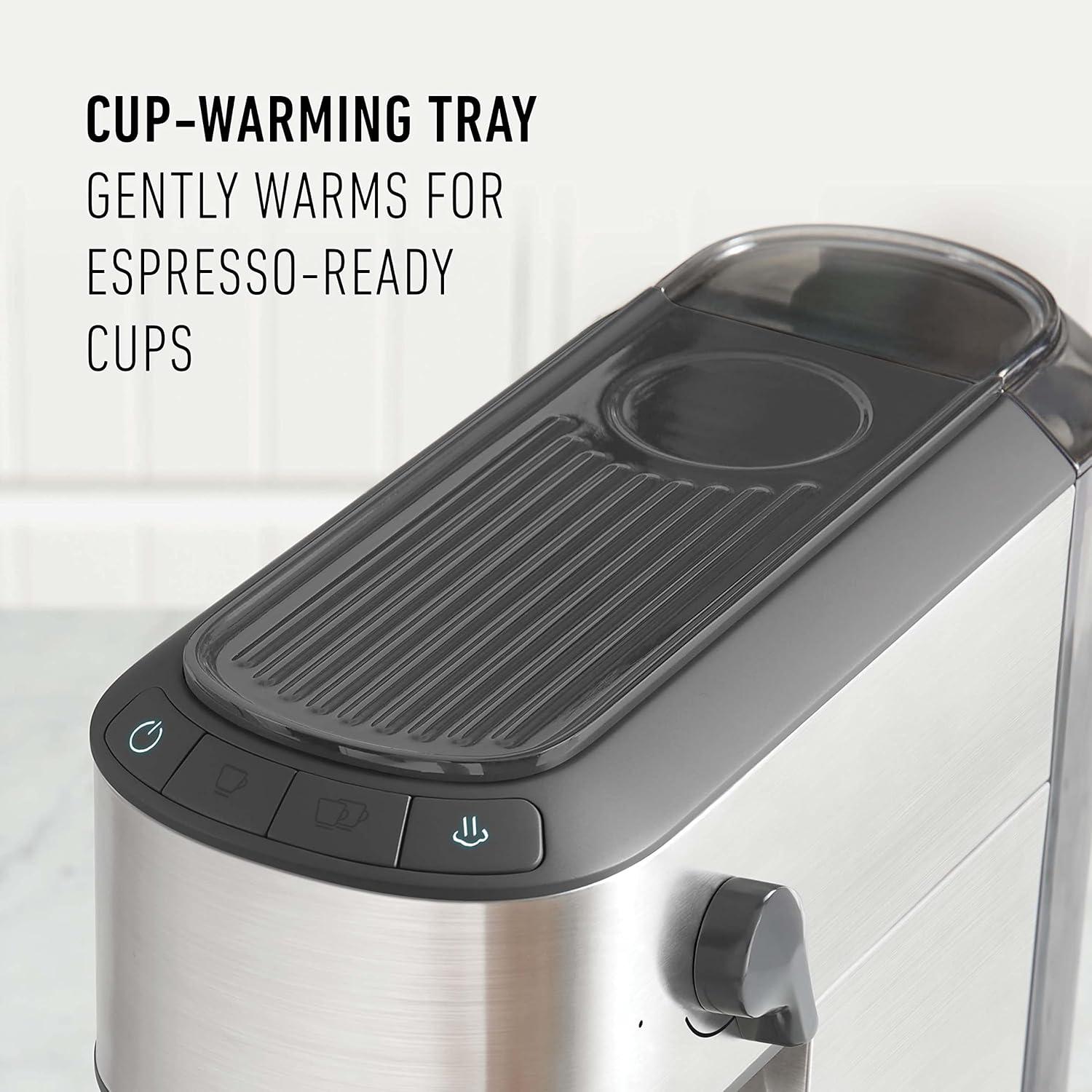 Calphalon Compact Espresso Machine, Home Espresso Machine with Milk ...