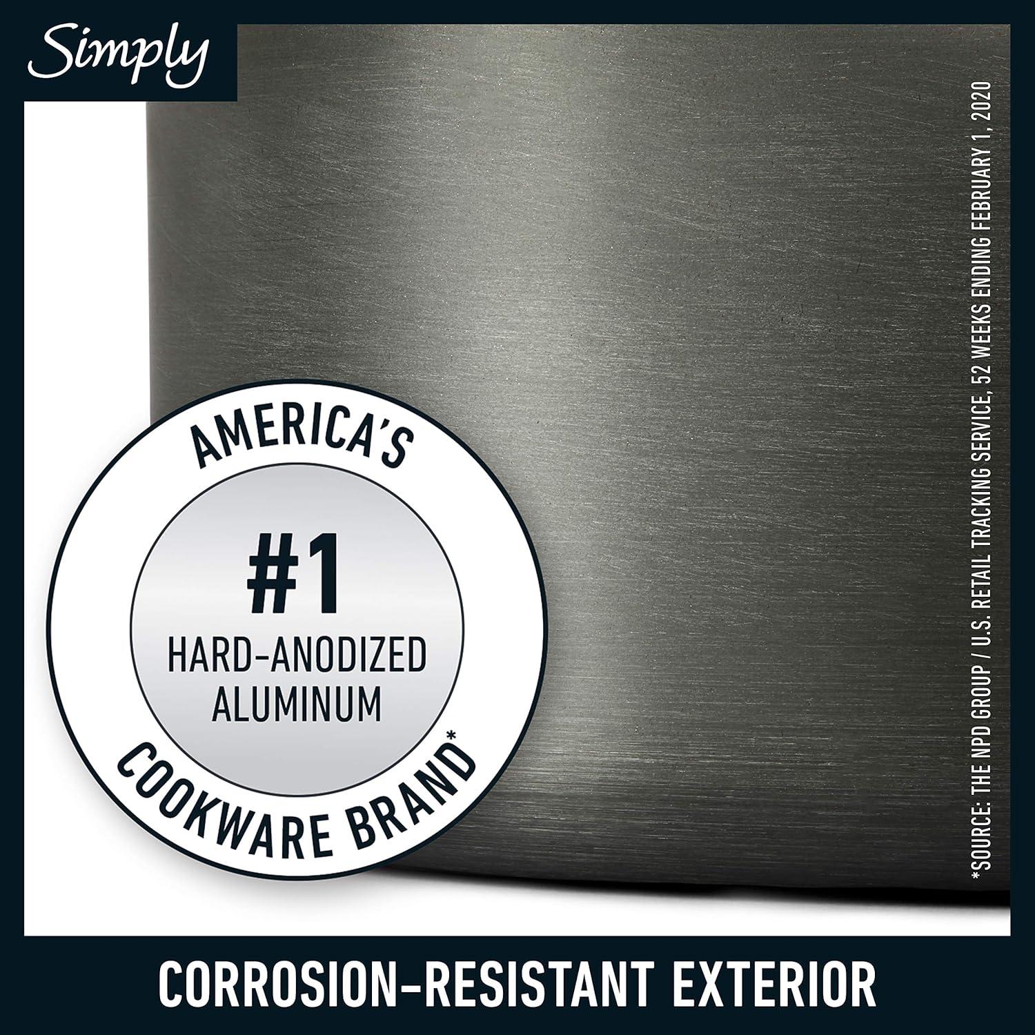 Calphalon® Hard-Anodized Nonstick 10-Piece Cookware Set(10-Piece Set ...