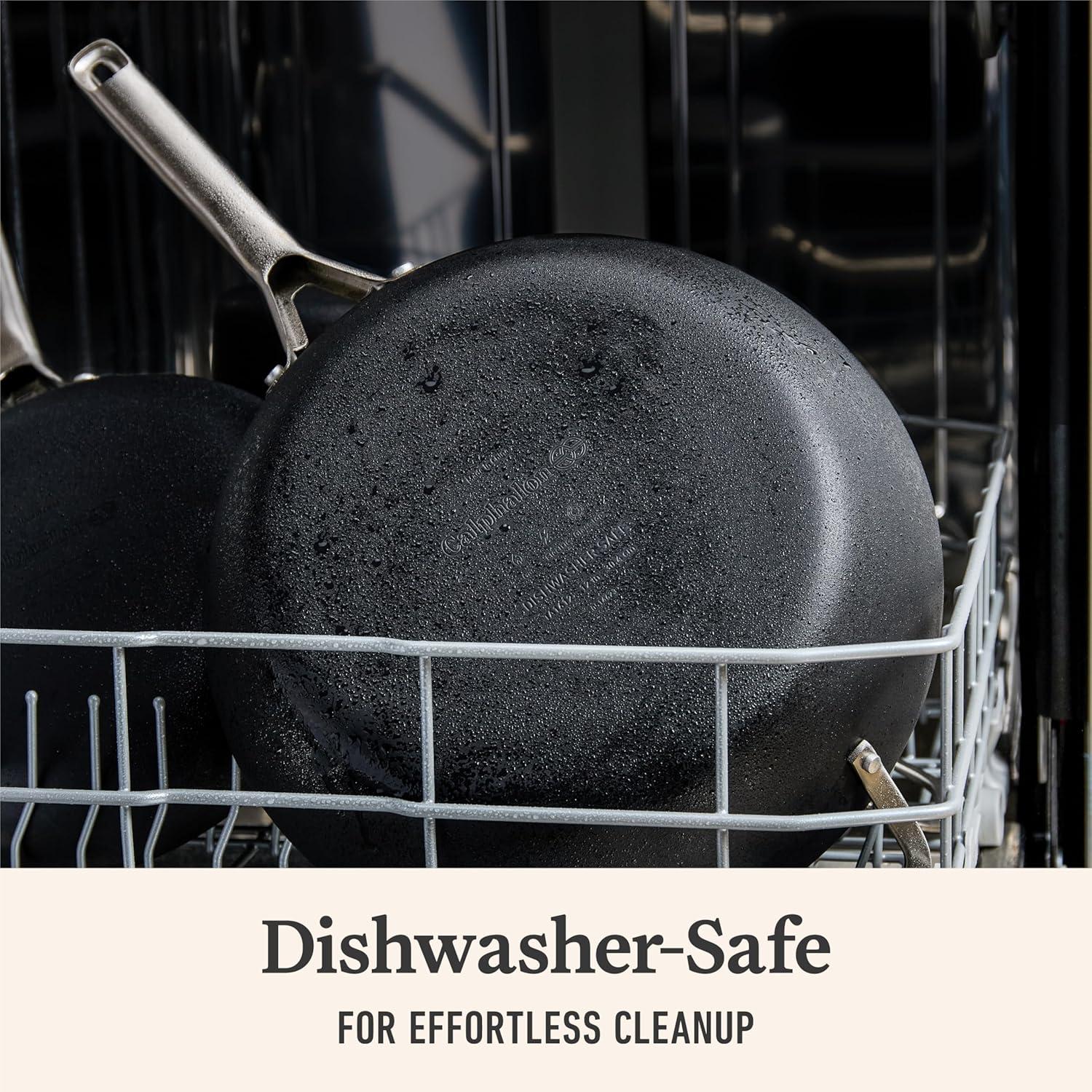 Calphalon® Hard-Anodized Nonstick 12-Inch Frying Pan(12″ Fry Pan with ...