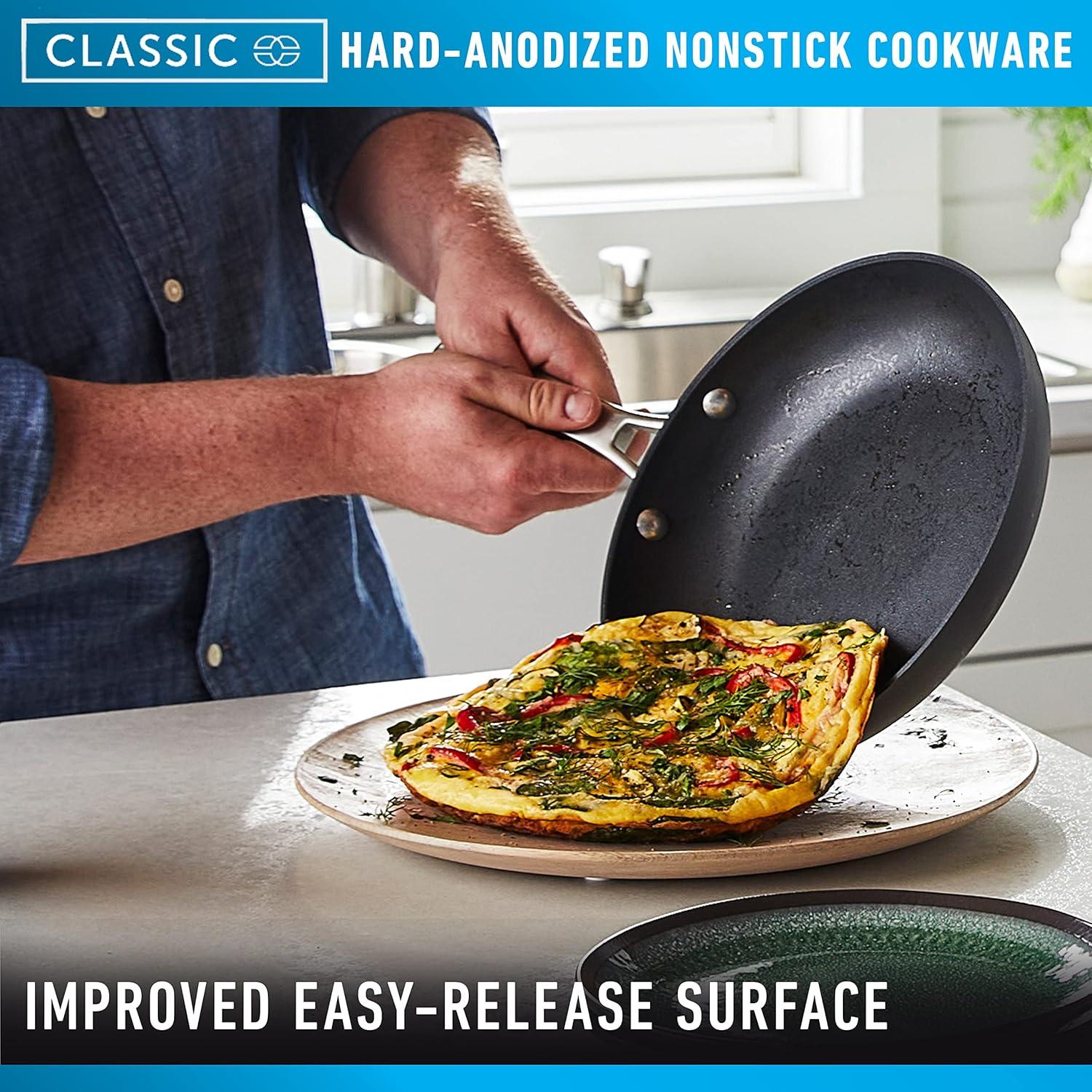 Calphalon® Hard-Anodized Nonstick 5-Qt. Sauté Pan with Lid(Saute Pan ...