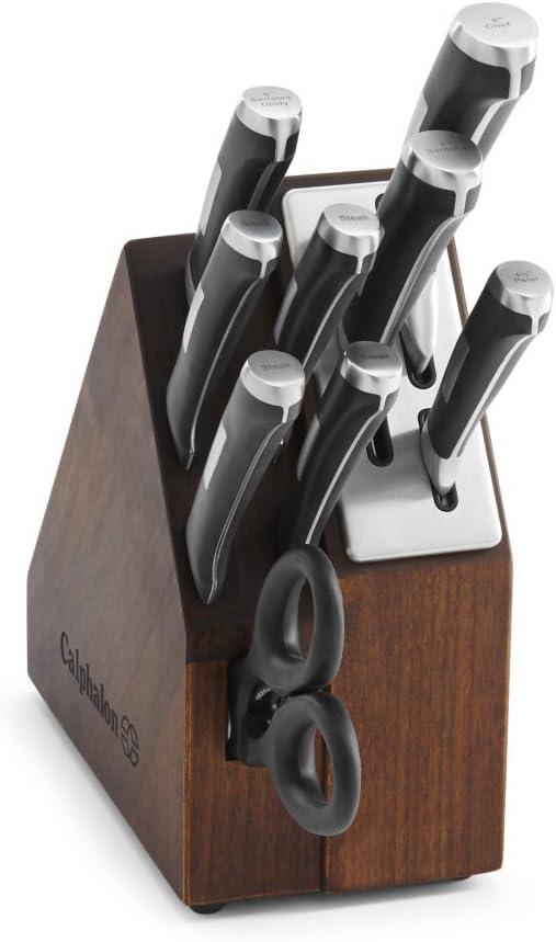 Calphalon Classic Self-Sharpening Cutlery Knife Block Set with SharpIN ...