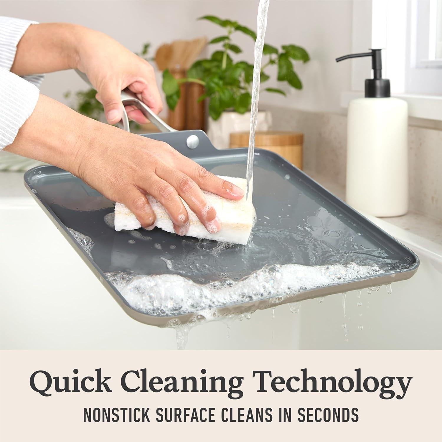 Calphalon® Premier Ceramic Nonstick 11″ Square Griddle, Midnight Blue ...