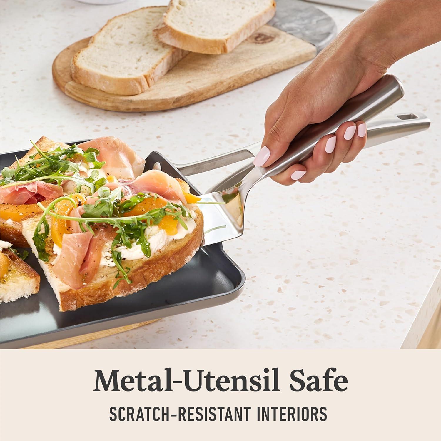 Calphalon® Premier Ceramic Nonstick 11″ Square Griddle, Midnight Blue ...