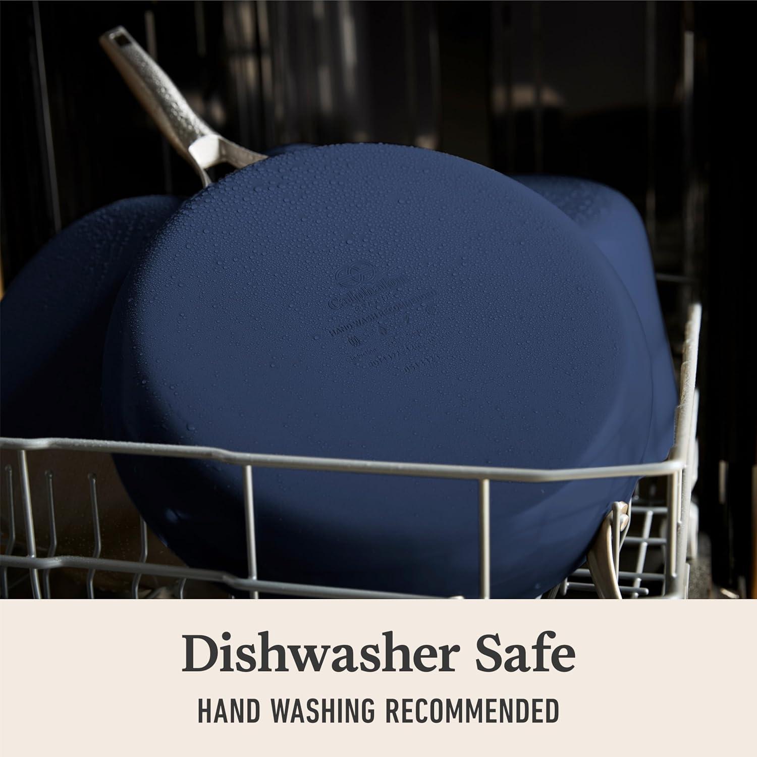 Calphalon® Premier Ceramic Nonstick 12″ Frying Pan with Lid, Mushroom ...