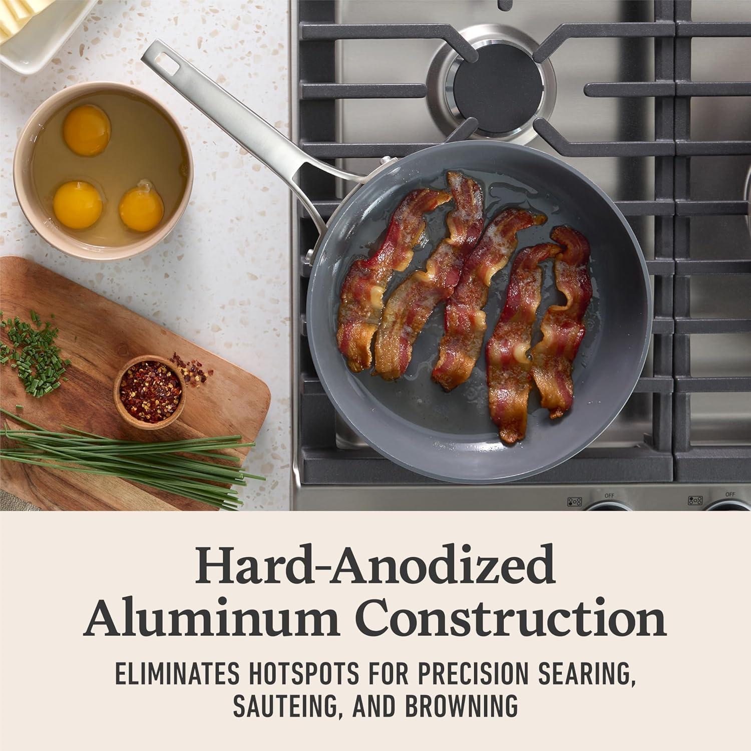 Calphalon® Premier Ceramic Nonstick 8″ and 10″ Frying Pan Set, Midnight ...