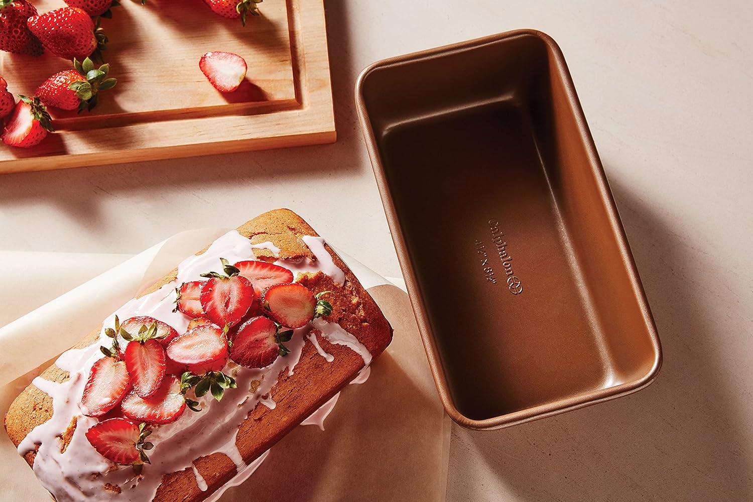 Calphalon Simply Calphalon Nonstick Bakeware, Loaf Pan, 4.5 inch by 8.5 ...