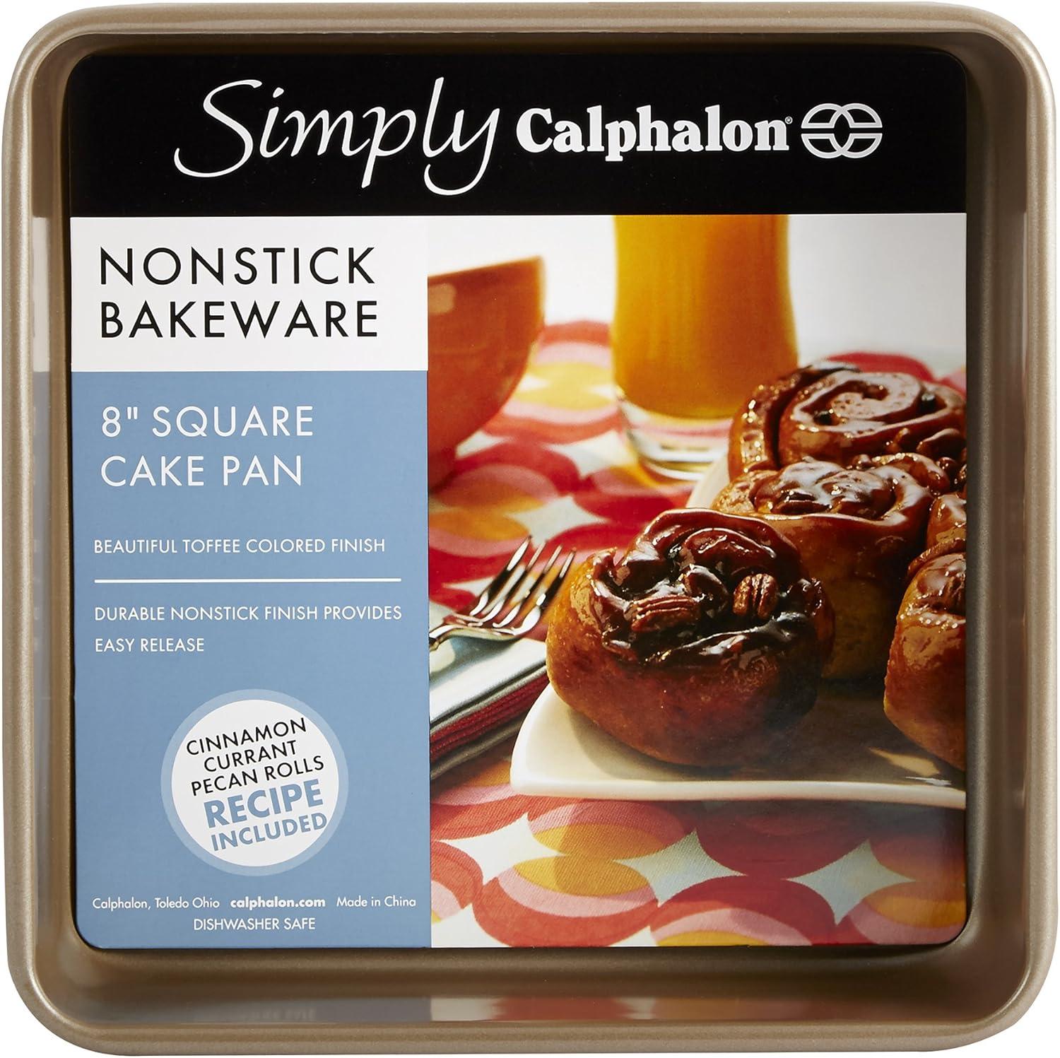Calphalon Simply Calphalon Nonstick Bakeware, Loaf Pan, 4.5 inch by 8.5 ...