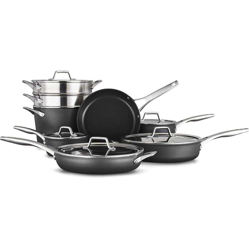 Calphalon 11-Piece Pots and Pans Set, Nonstick Kitchen Cookware with ...