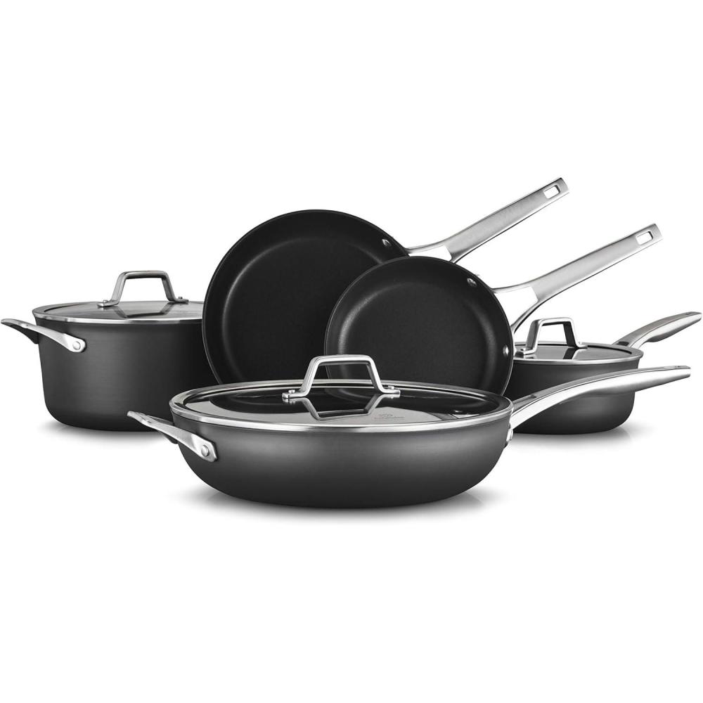 Calphalon 11-Piece Pots and Pans Set, Nonstick Kitchen Cookware with ...