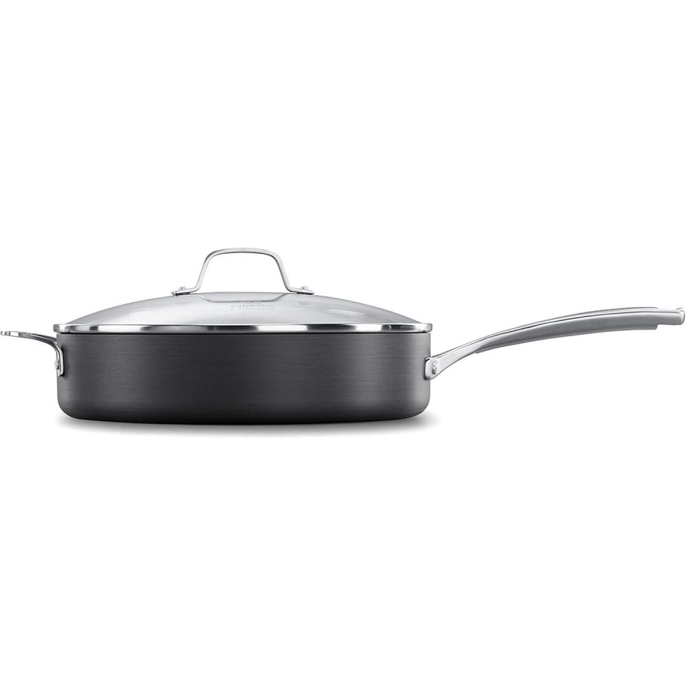 Calphalon® Hard-Anodized Nonstick 5-Qt. Sauté Pan with Lid(Saute Pan ...