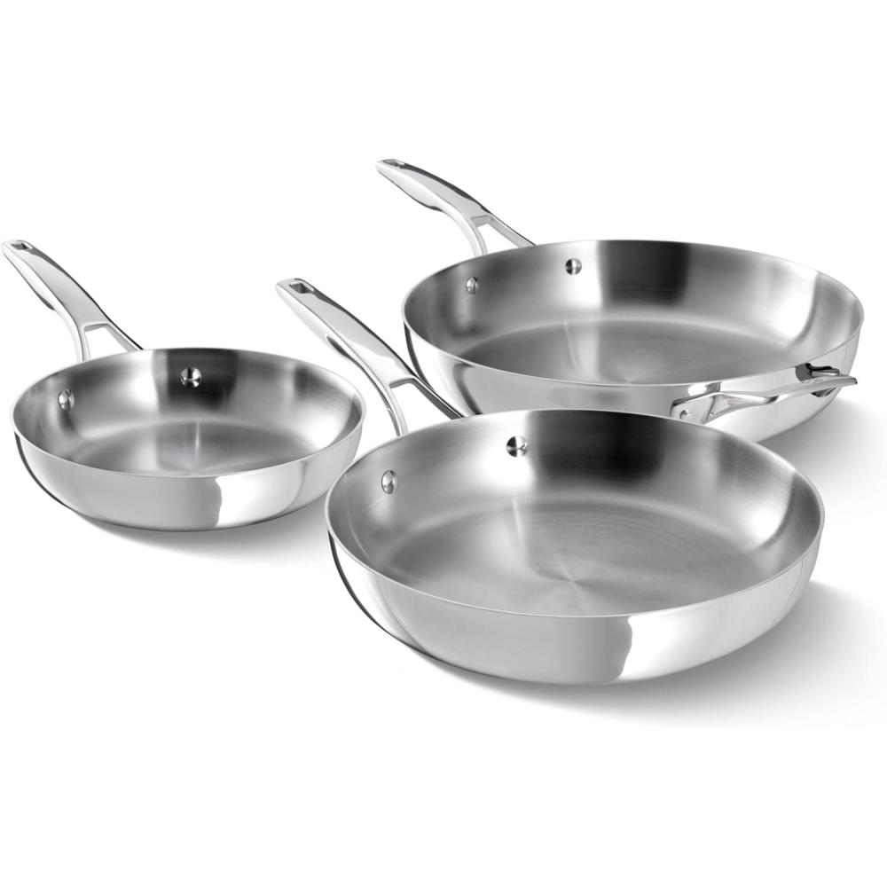 Calphalon Premier Polished 5-Ply Stainless Steel Cookware Set w/Turbo ...