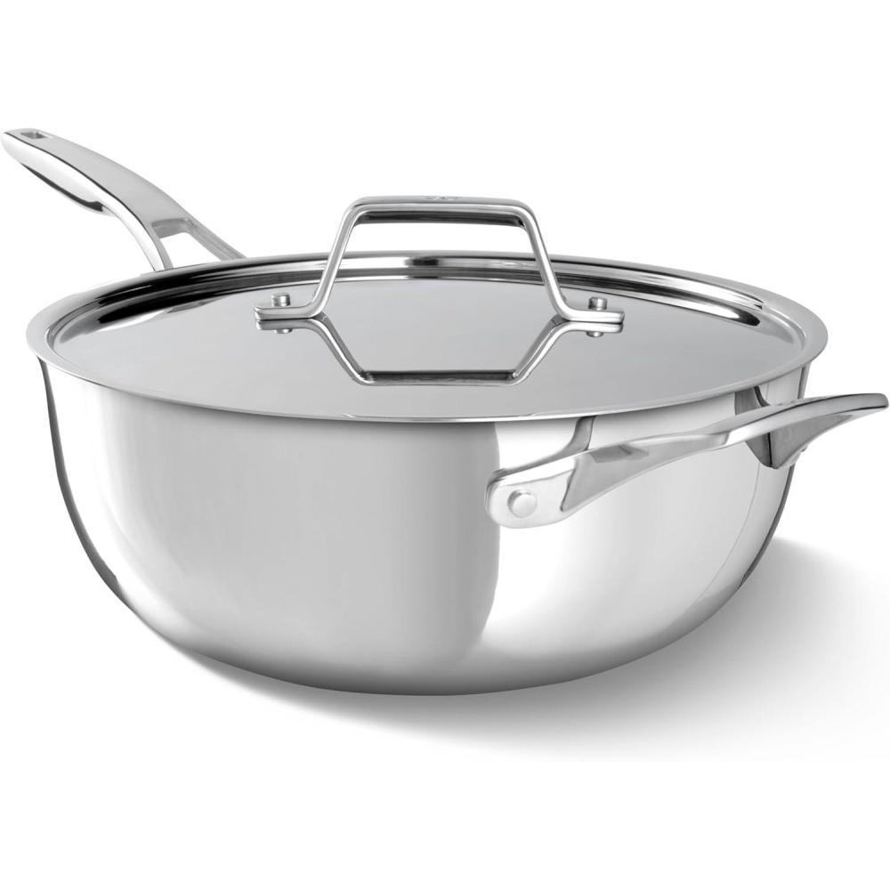 Calphalon Premier Polished 5-Ply Stainless Steel Cookware Set w/Turbo ...